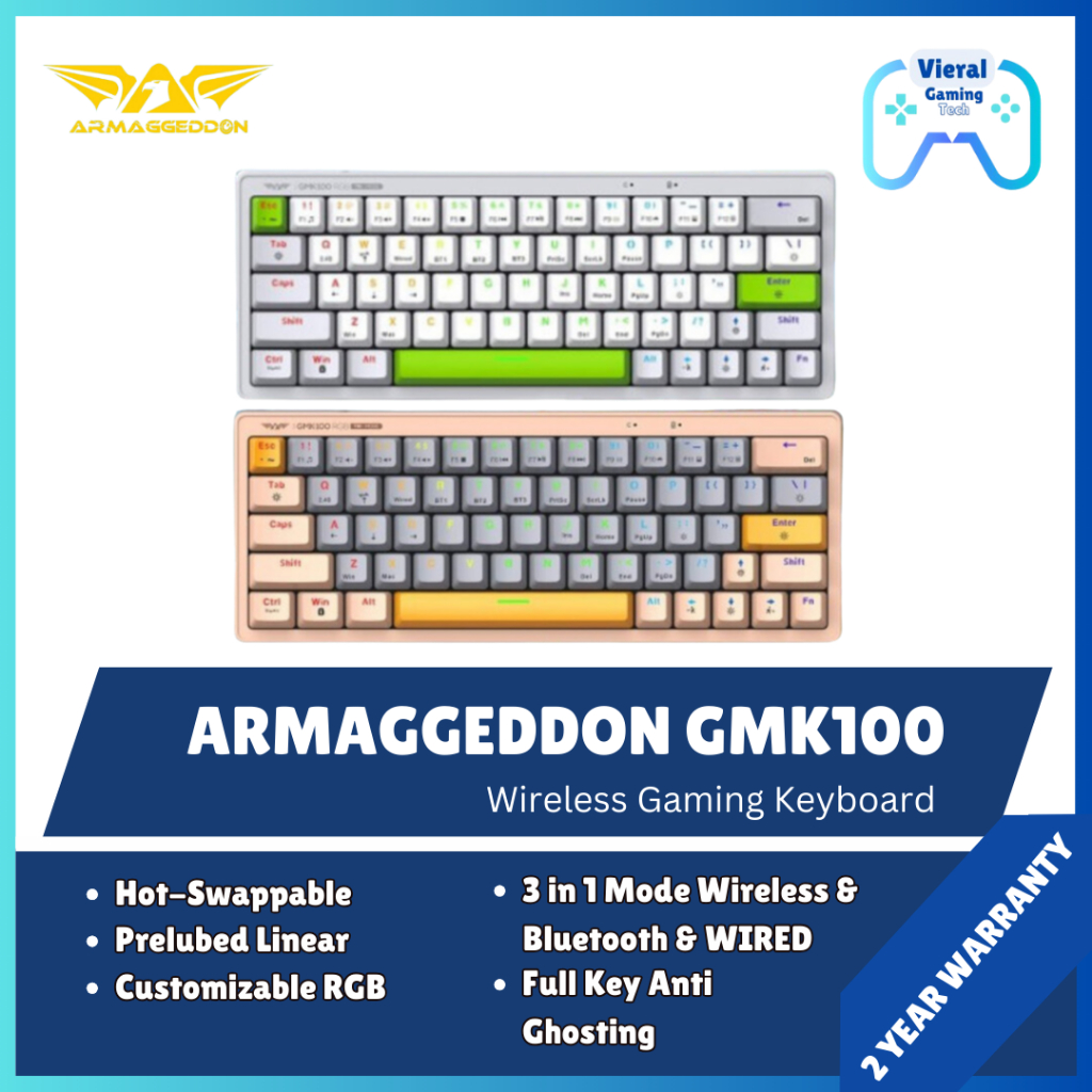 Jual Armaggeddon GMK100 / GMK-100 Mini Triple Connection Mechanical ...