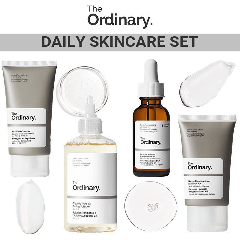 Jual The Ordinary Daily Skincare Set | Shopee Indonesia