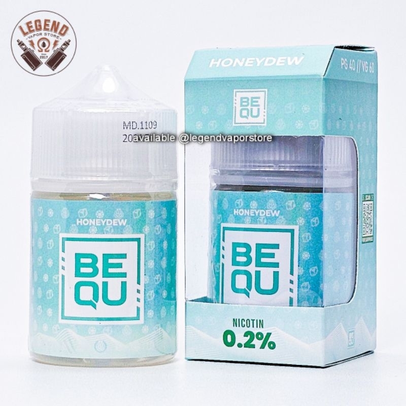 Jual FREEBASE - LIQUID BEQU Honeydew 60ML 3MG AUTHENTIC | Shopee Indonesia