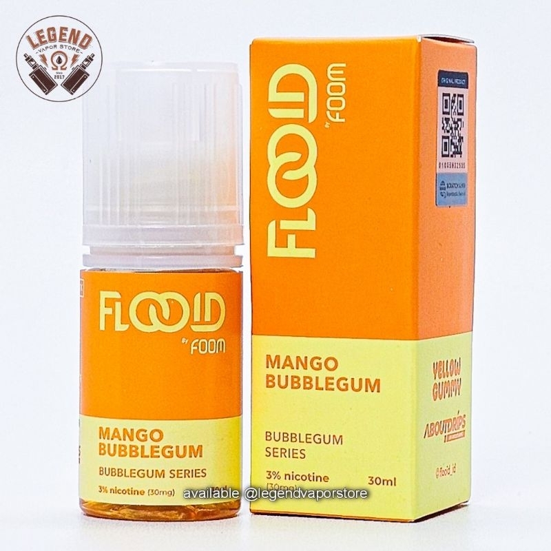 Jual SALT NIC - LIQUID FOOM YELLOW GUMMY Mango Bubblegum 30ML 30MG ...