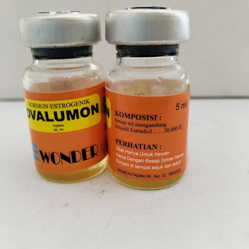 Jual ovalumon 5ml ORIGINAL hormon Khusus Hewan Betina | Shopee Indonesia
