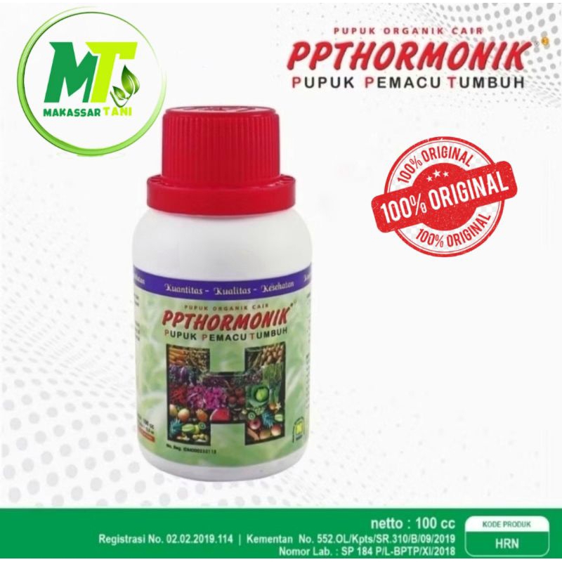 Jual PPTHORMONIK 100cc HORMON PEMACU TUMBUH DAN PEMACU PEMBUNGAAN ...
