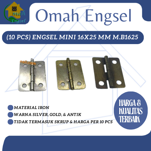 Jual Omah Engsel - Engsel Mini 16x25 mm M.B1625 Engsel box murah Engsel ...
