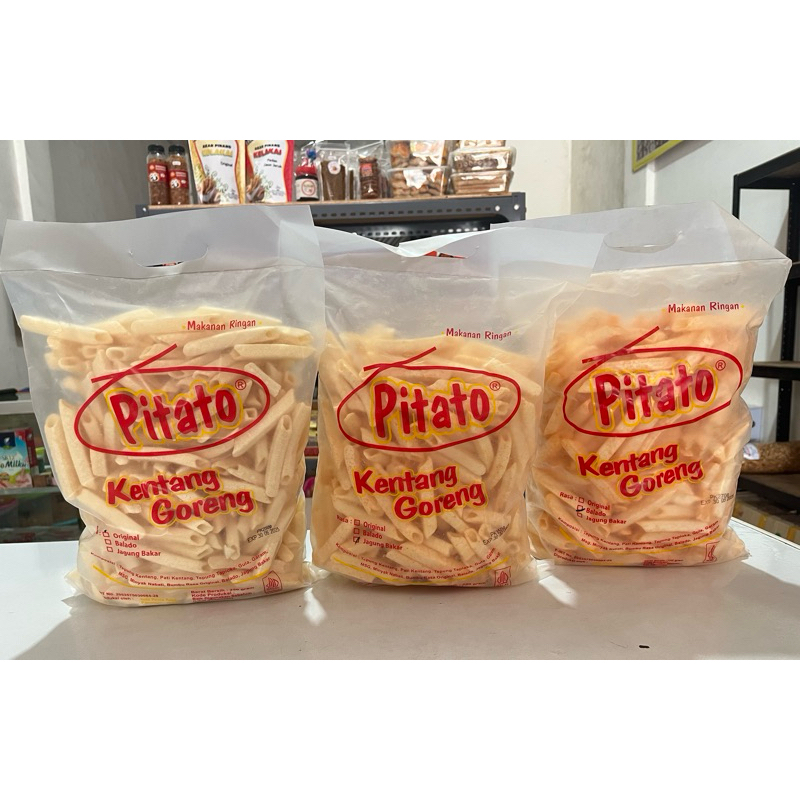 Jual Pitato Kentang Goreng Enak Gurih Renyah 250 Gram | Shopee Indonesia