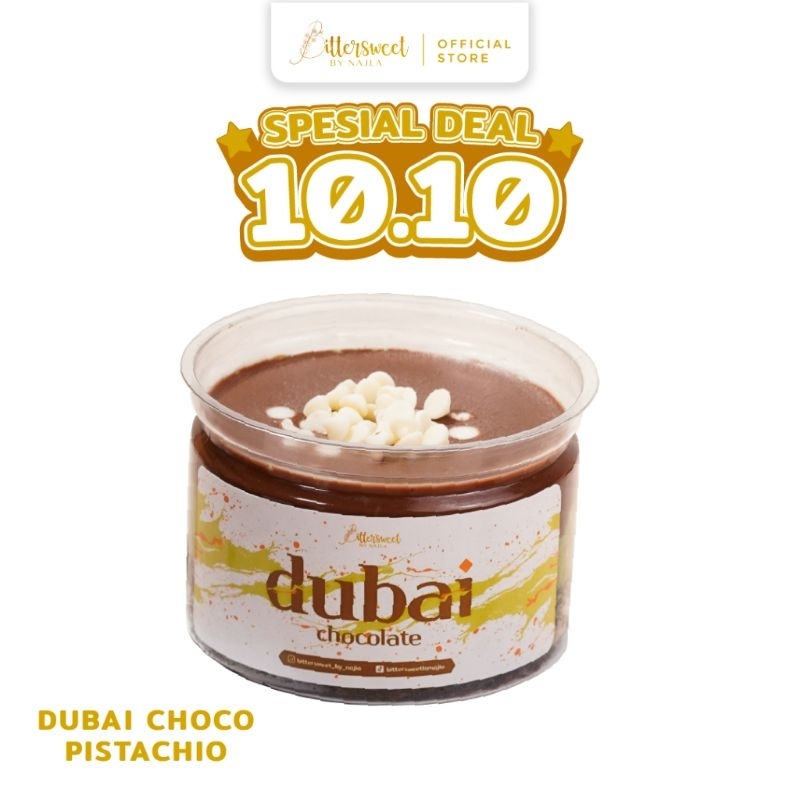 Jual Coklat Dubai / Dubai Chocolate Pistachio Bittersweet by Najla ...