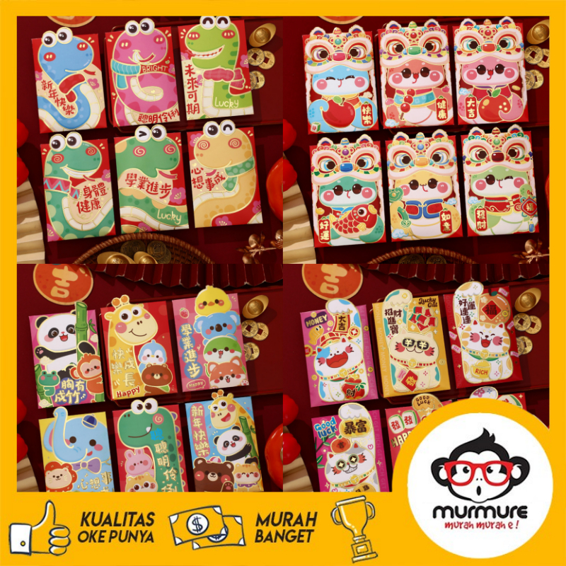 Jual MURMURE I ANGPAO IMLEK HONG BAO UKURAN PENDEK VARIAN GOLD SHION ...