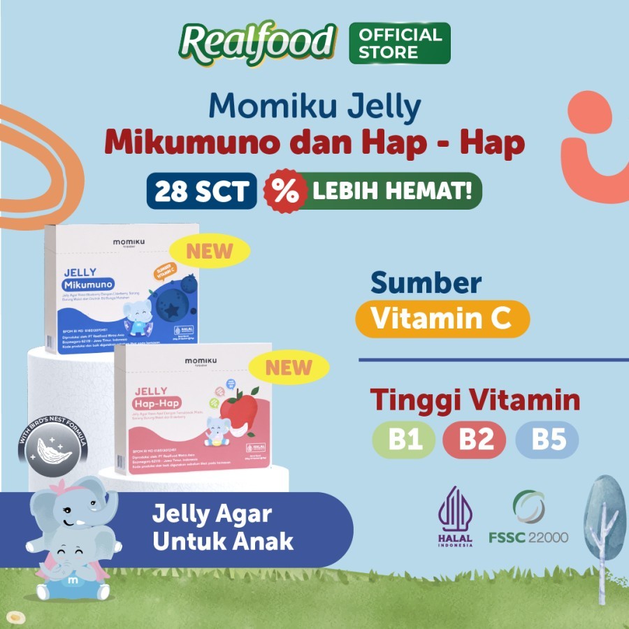 Jual REALFOOD MOMIKU JELLY HAP HAP DAN MIKUMUNO TOTAL 28 JAR | Shopee ...
