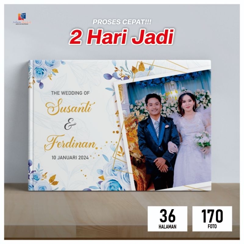 Jual ( 2 HARI JADI ) Photobook Wedding Megazine / Album Foto Hardcover ...
