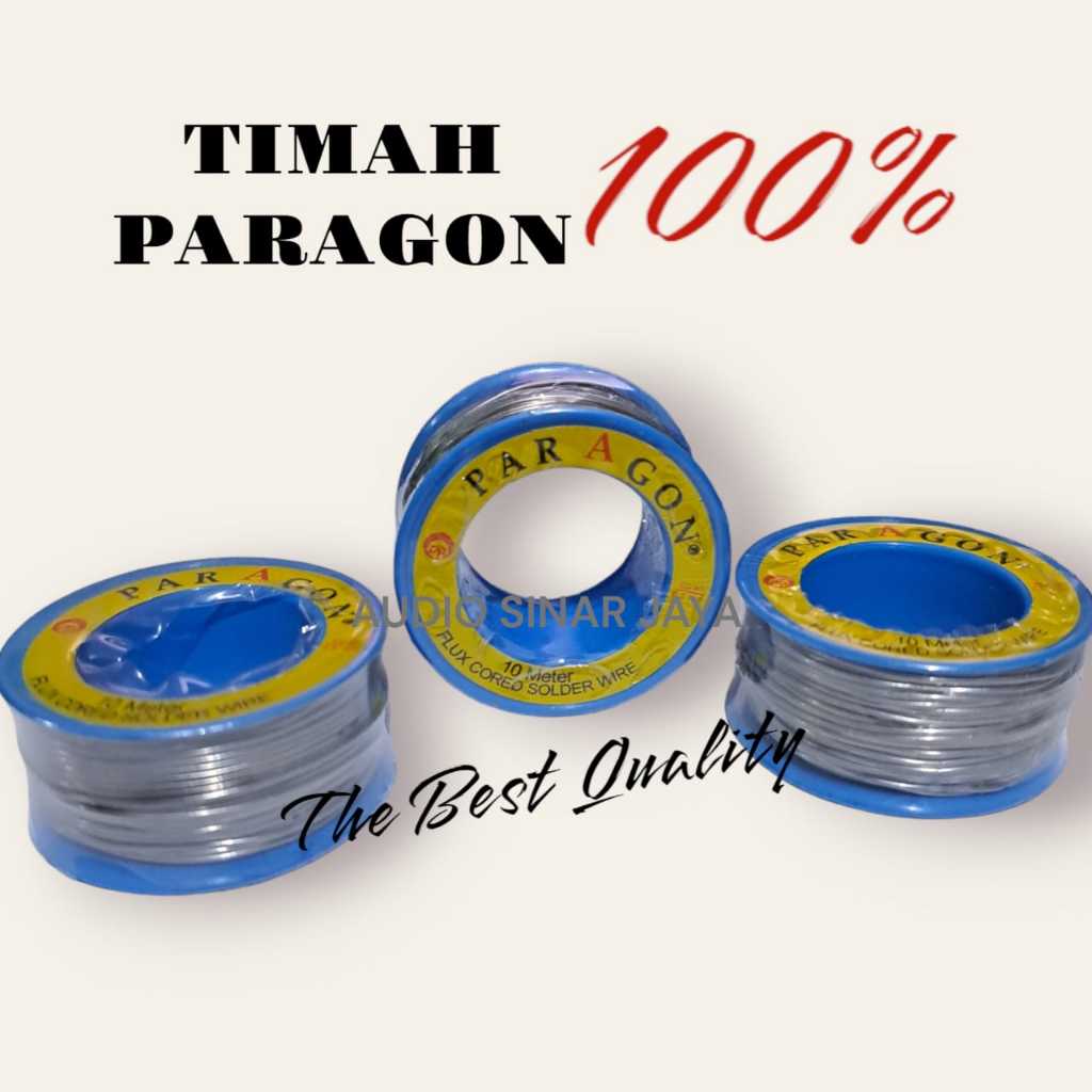 Jual Timah Paragon 10 Meter Tenol Patri Solder 10m Tinol | Shopee Indonesia