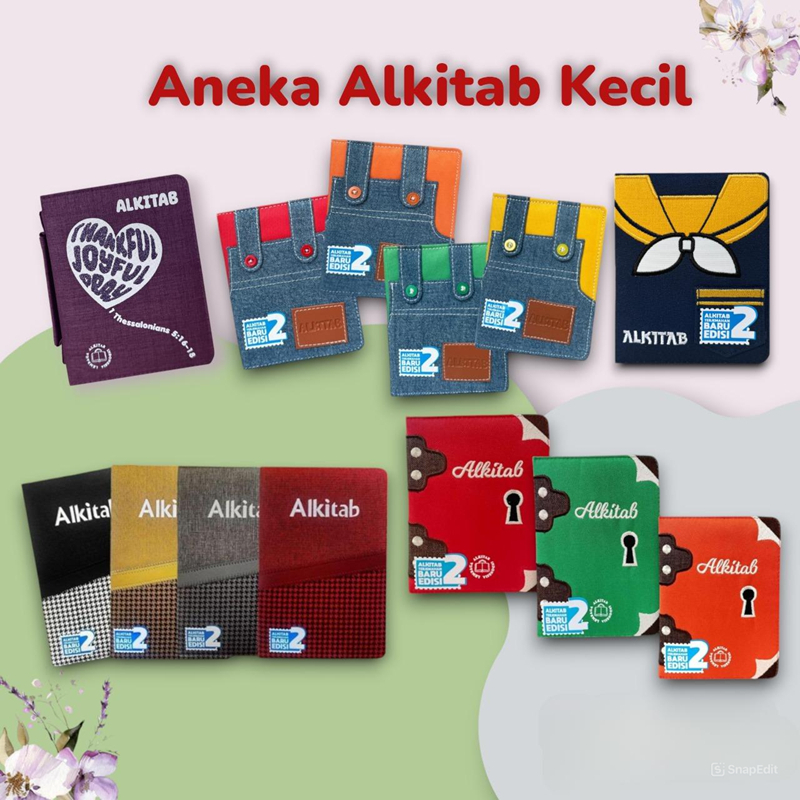 Jual Alkitab Kristen Remaja Anak Ukuran Kecil SD Sekolah Minggu Kristen ...