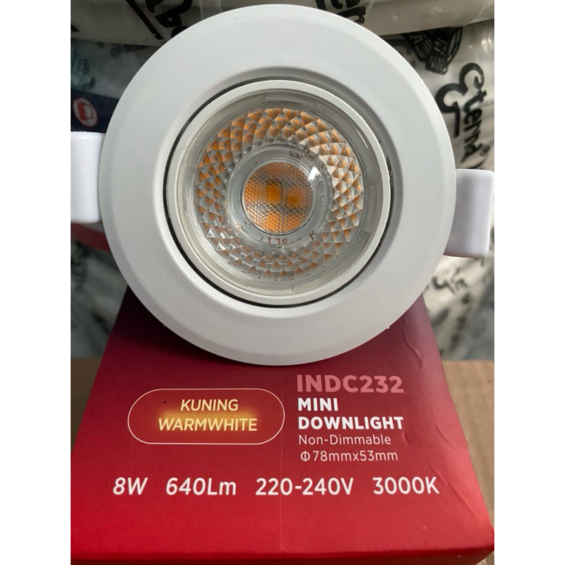 Jual LAMPU DOWNLIGHT MINI IN-LITE 8W WHARM WHITE | Shopee Indonesia
