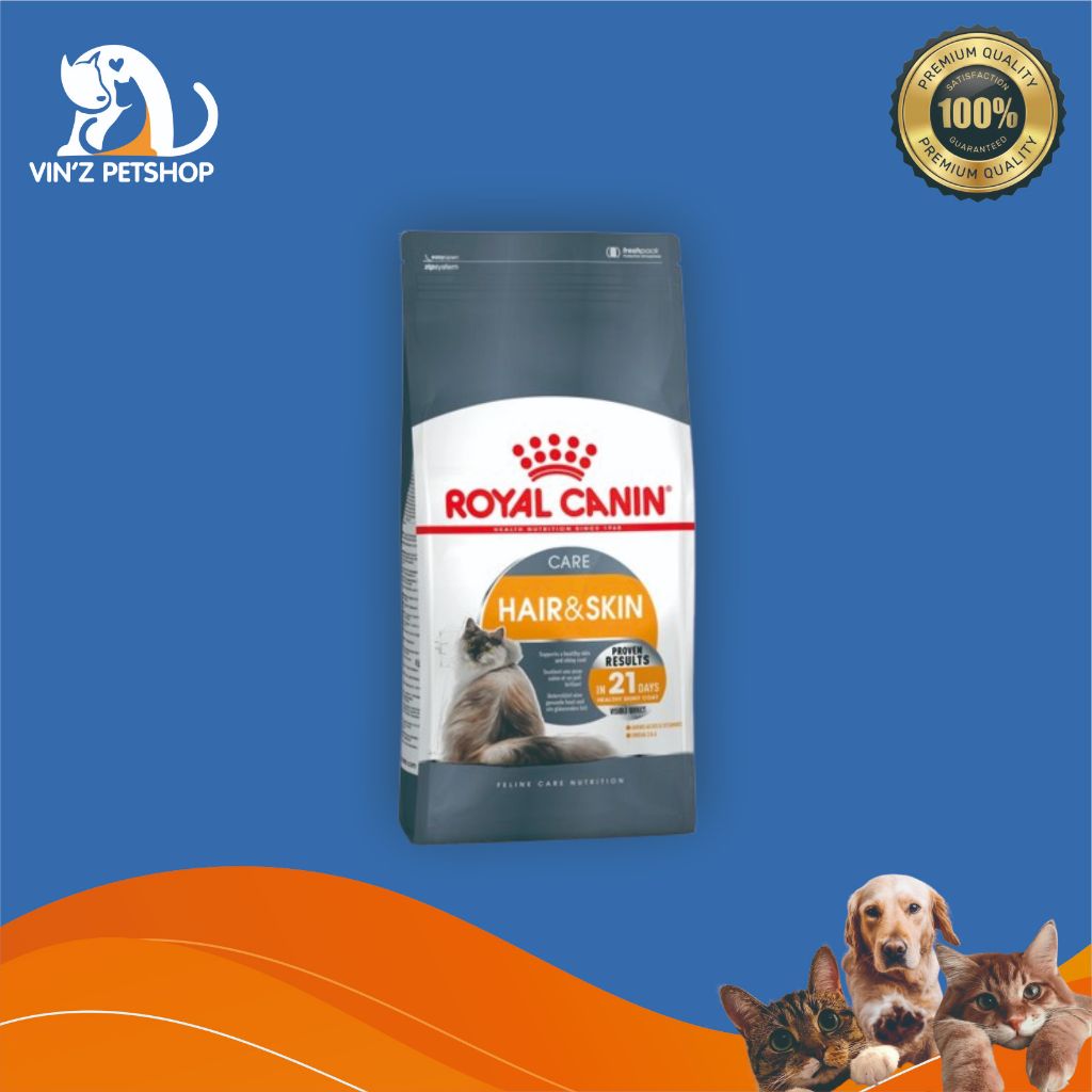 Jual Royal Canin Hair And Skin Makanan Kucing Kering Untuk Perawatan ...