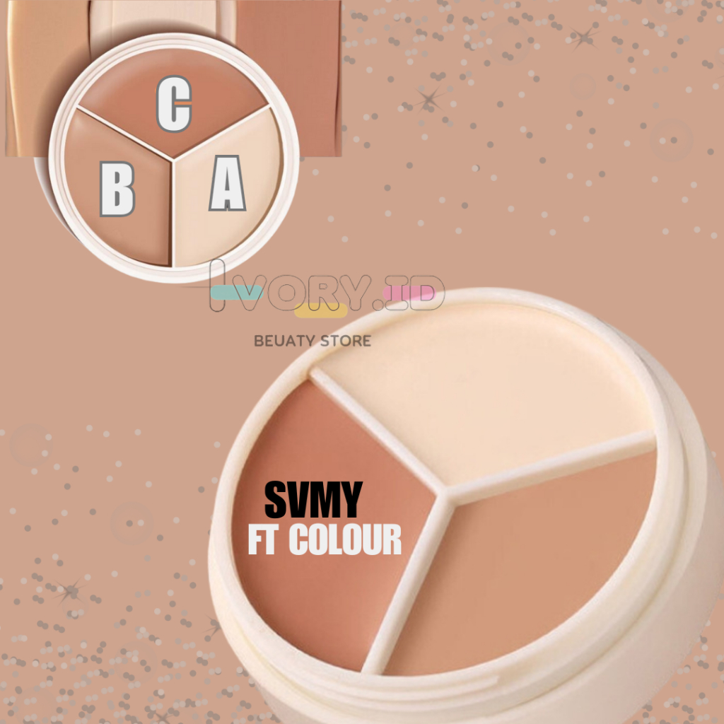 Jual SVMY Concealer & Contour Corrector 3 in 1 Contour Corrector Natural Light Skin Color -LA188 ...
