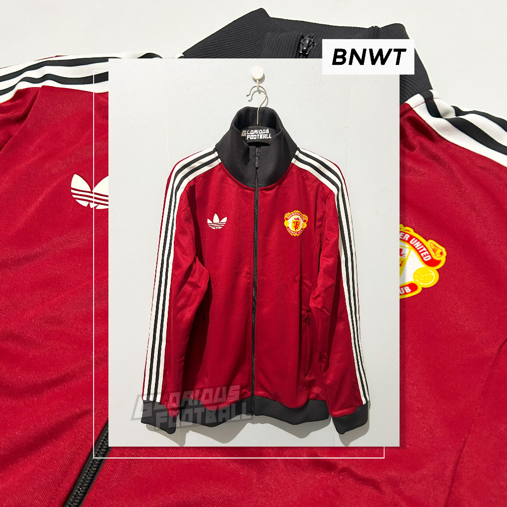 Jual Jaket Original Track Top Man United Beckenbauer 2024 BNWT - IY0055 ...
