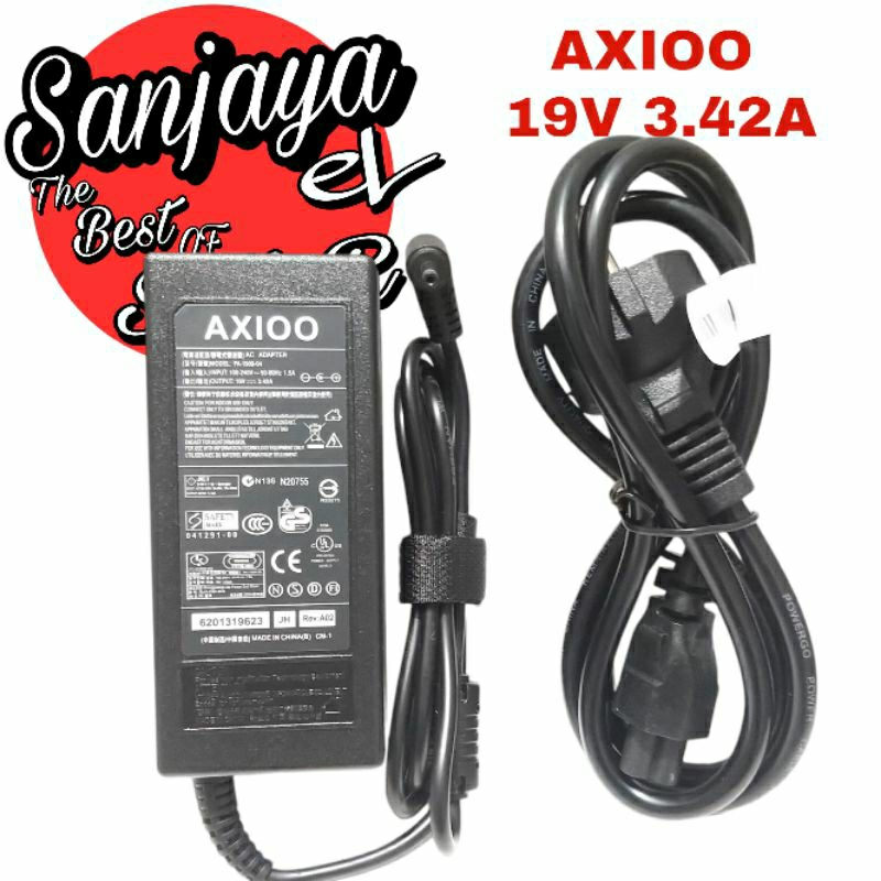 Jual Adaptor Charger Axioo Hype 5 Hype 7 Series 19V 3.42A | Shopee ...