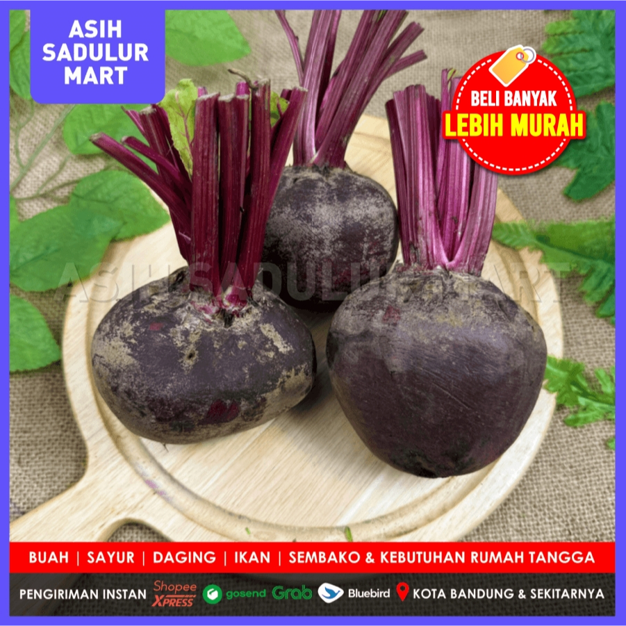 Jual Buah Bit 1kg / Beetroot 1 kg | Asih Sadulur Mart | Shopee Indonesia