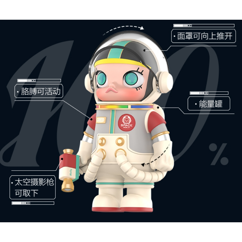 Jual POP MART MEGA SPACE MOLLY 100% Series 1 Blind Box Action Toys ...