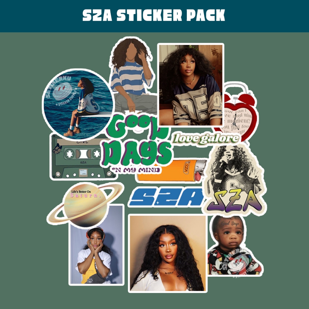 Jual SZA Sticker Pack A6 (13pcs) | Shopee Indonesia