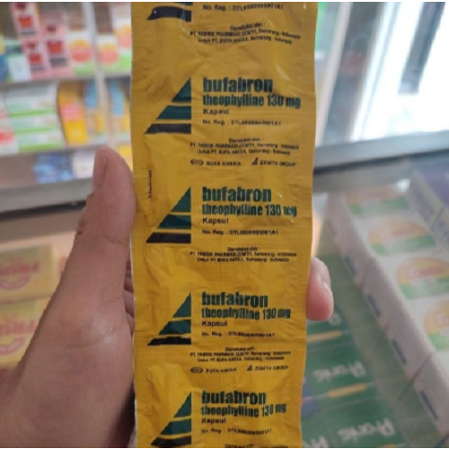 Jual BUFABRON 1 STRIP ISI 10 KAPSUL / BUFABRON UNTUK ASMA / SESAK NAFAS ...