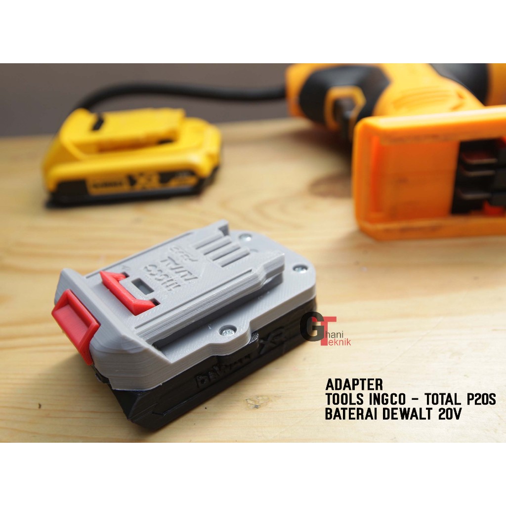 Jual Adapter Tools INGCO TOTAL P20S - Baterai Dewalt 18v | Shopee Indonesia