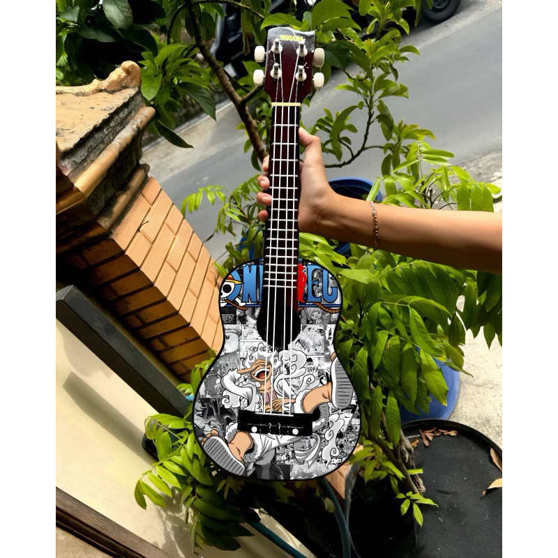 Jual UKULELE SENAR 4 MOTIF ONE PIECE (LUFFY GEAR 5) | Shopee Indonesia