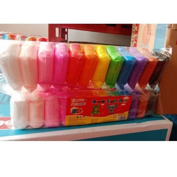 Jual Super Clay isi 12 kemasan lebih besar | Shopee Indonesia