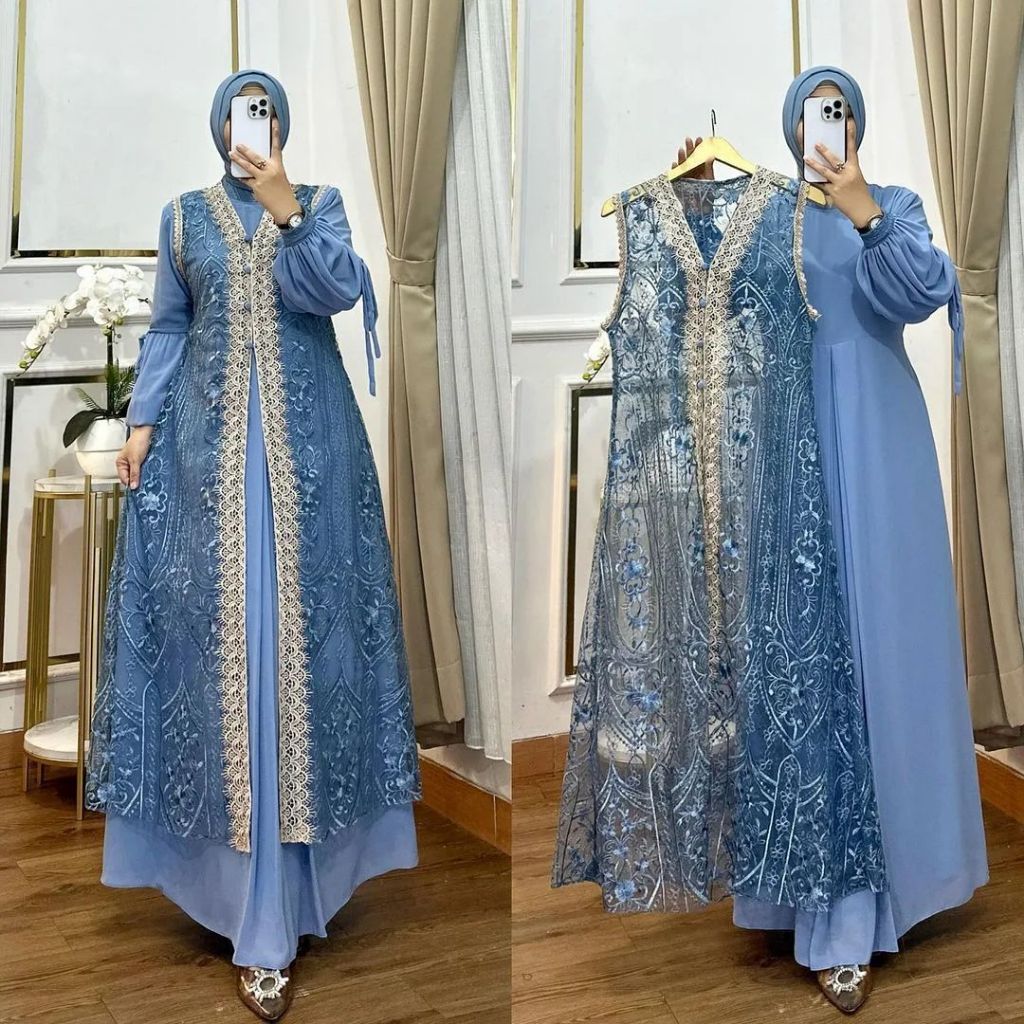 Jual GAMIS KONDANGAN BRUKAT DENIM CANTIK NAURA DRESS MAXY GAMIS ... Jual GAMIS KONDANGAN BRUKAT DENIM CANTIK NAURA DRESS MAXY GAMIS ...