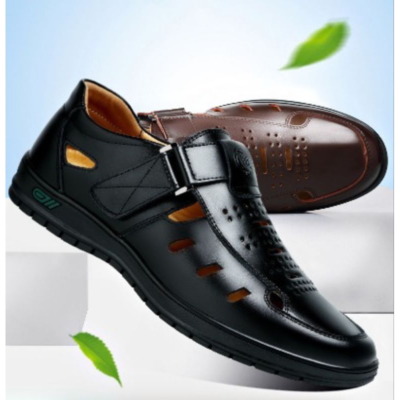 Jual SEPATU SANDAL PRIA KOZUKI SEPATU KULITBERKUALITAS NYAMAN UNTUK ...