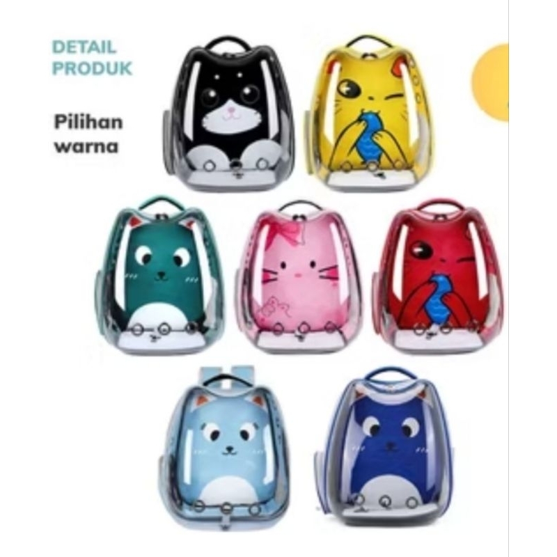 Jual Tas Astronot Kucing Model Terbaru Karakter lucu Pet Cargo Anjing ...