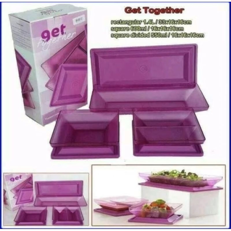 Jual Tupperware Get Together set | Shopee Indonesia
