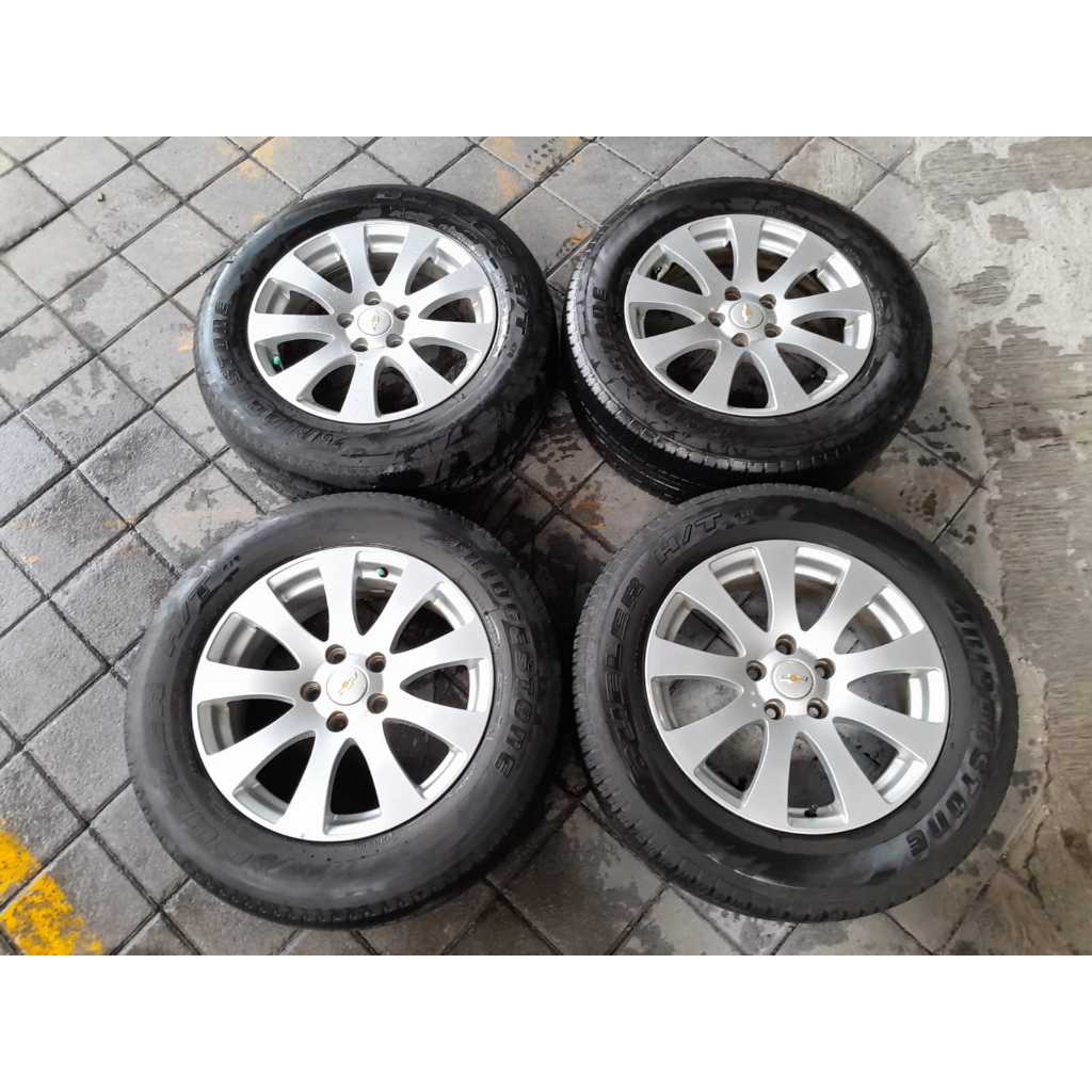 Jual VELG MOBIL BEKAS R17 COPOTAN CHEVROLET CAPTIVA R17 PCD 5X114 PLUS ...