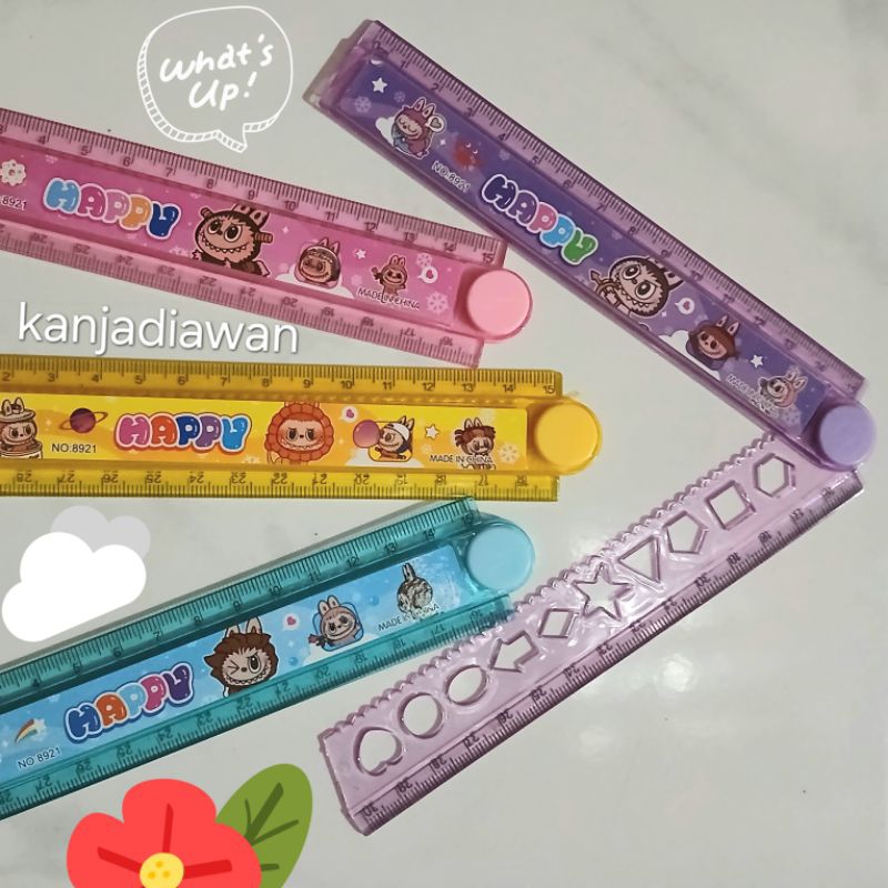 Jual Penggaris Lipat Labubu Penggaris Karakter Ruler | Shopee Indonesia