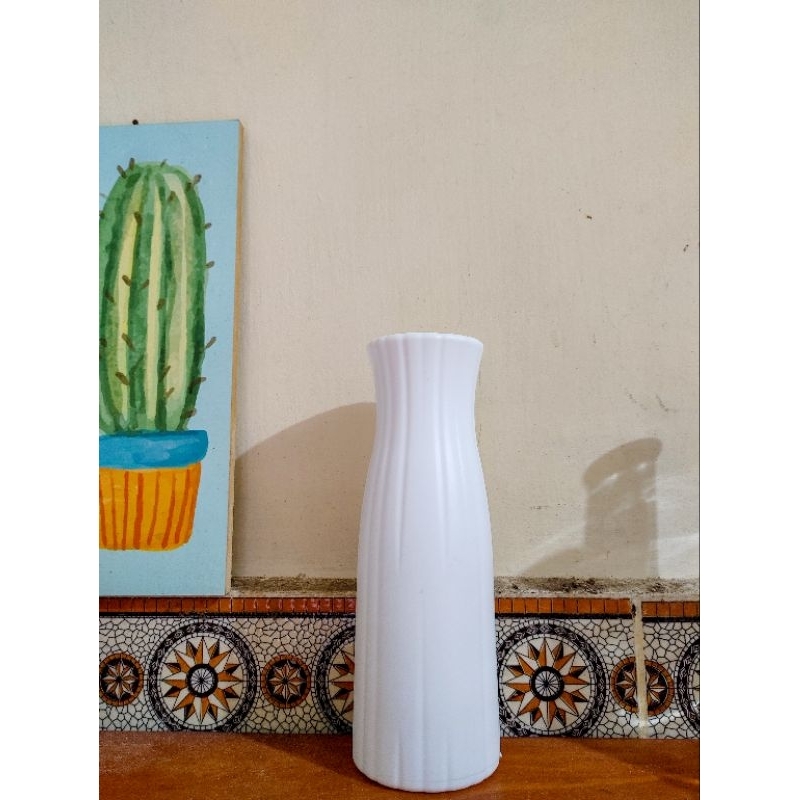 Jual VAS BUNGA VENUS Vas Bunga Tanaman Aesthetic Imitasi Plastik Motif ...
