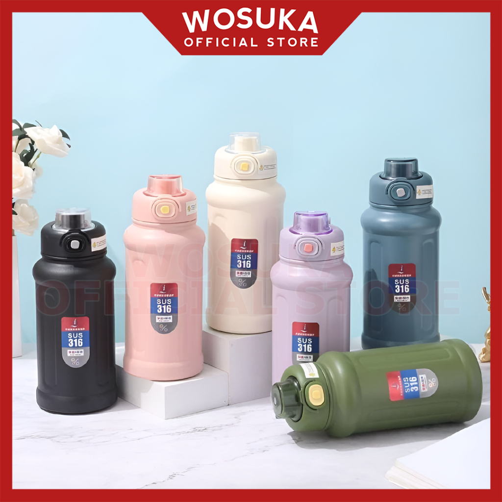 Jual WOSUKA Tumbler Botol Termos Vacuum Flask Tahan Air Panas & Tahan ...