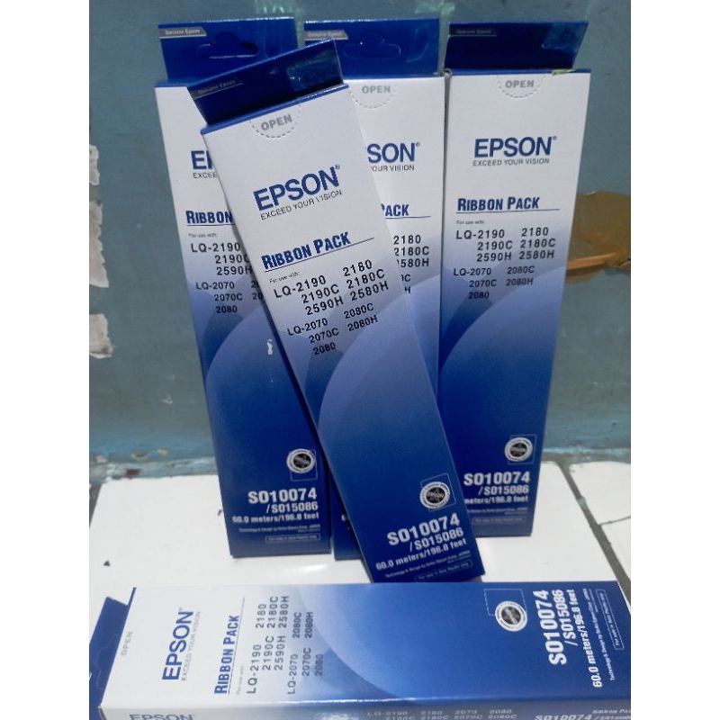 Jual PITA REFIL RIBBON PACK EPSON LQ 2180 2190 | Shopee Indonesia