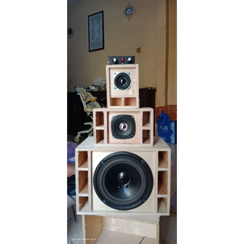 Jual miniatur sound system satu set lengkap power mini bloototh 5volt ...