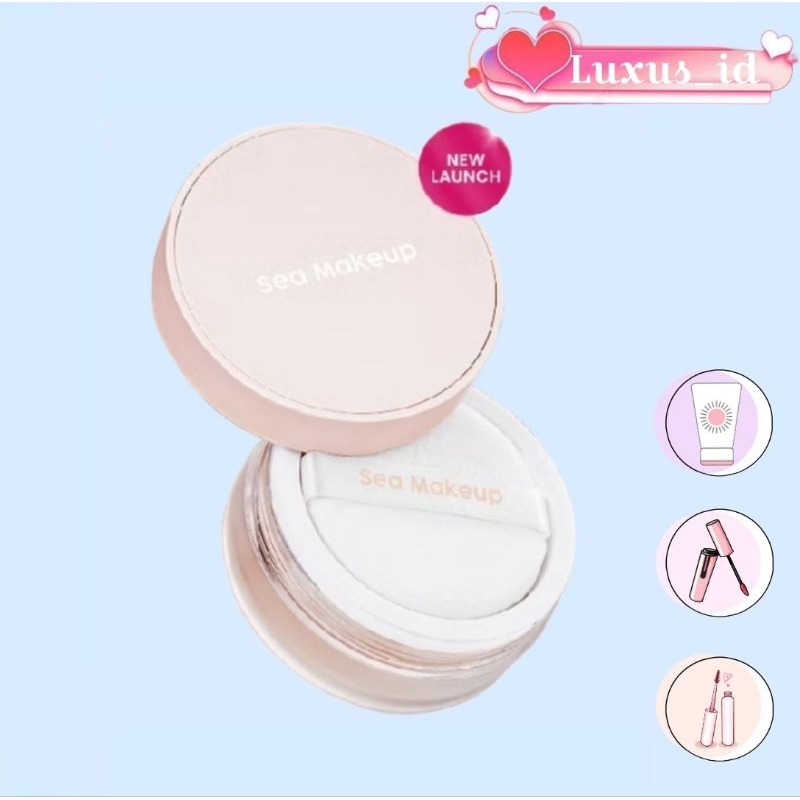 Jual [NEW LAUNCH] Sea Makeup Acne Blur and Set Loose Powder Bedak tabur ...