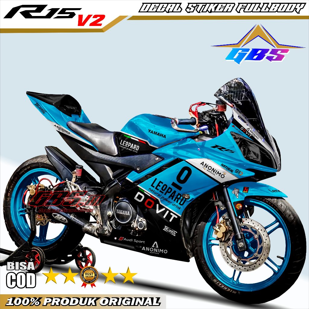 Jual Terbaru Decal R15 V2 Fullbody Stiker Motor R15 V2 Motif Leopard ...