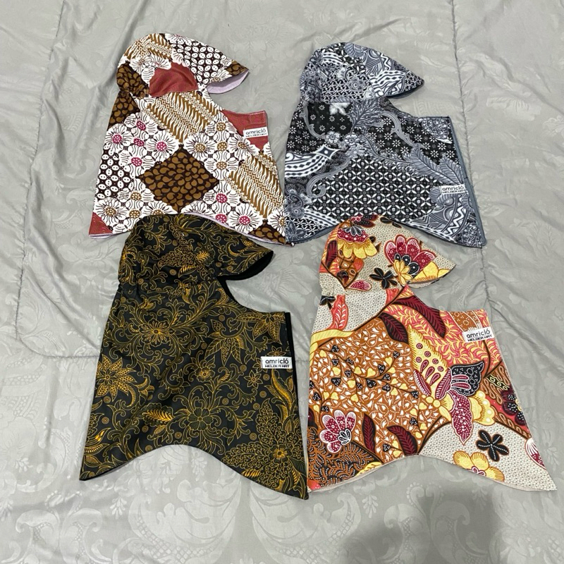 Jual TOPI BATIK (PAKET 4) TOPI MANCING KERPUS PROYEK WELDING PELINDUNG ...