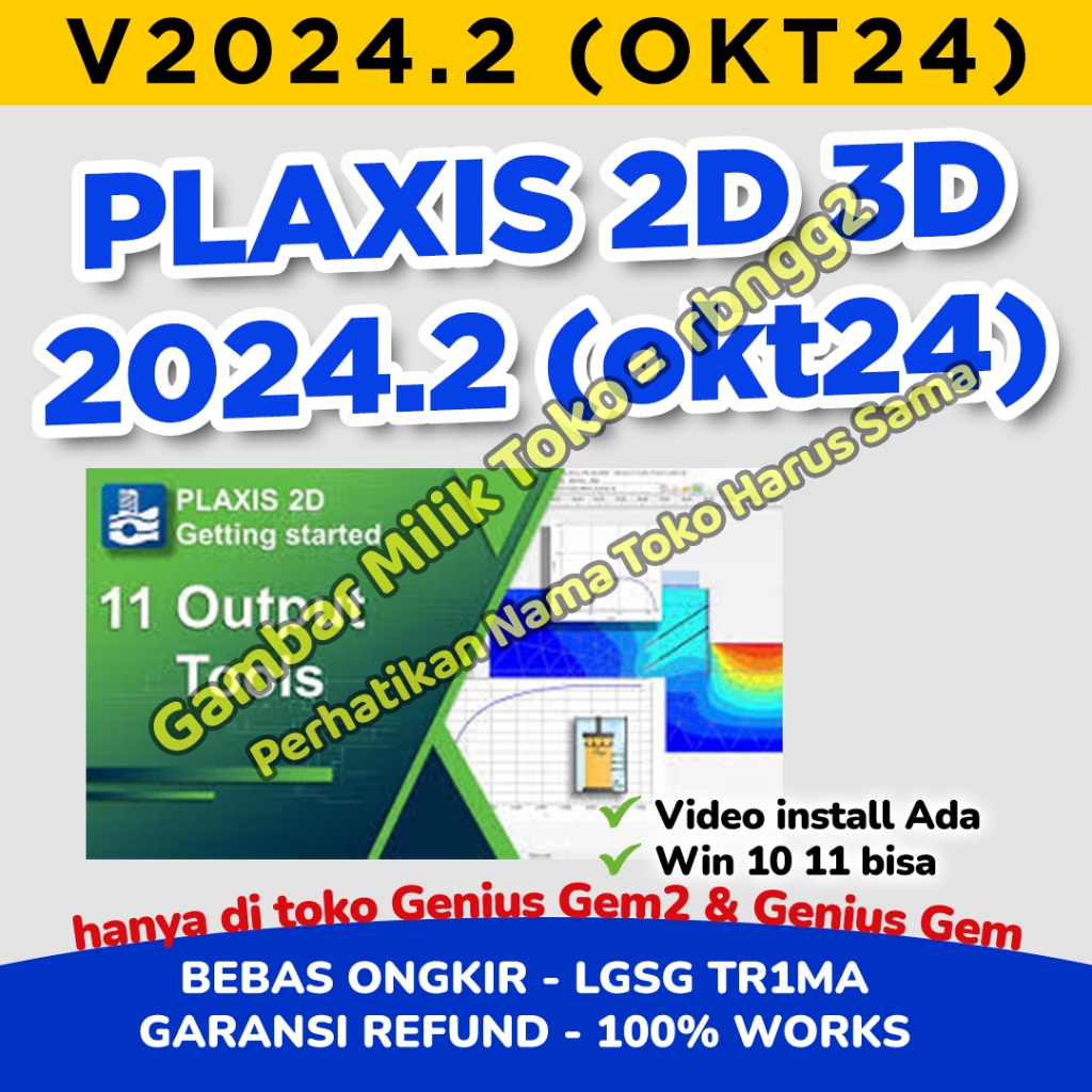 Jual Plaxis 2D 3D 2024 | Shopee Indonesia
