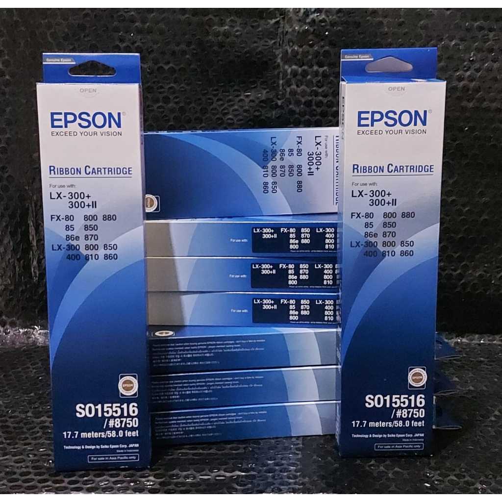 Jual Pita Ribbon Cartridge Printer Epson LX-300 LX-300+ LX-300+ II ...