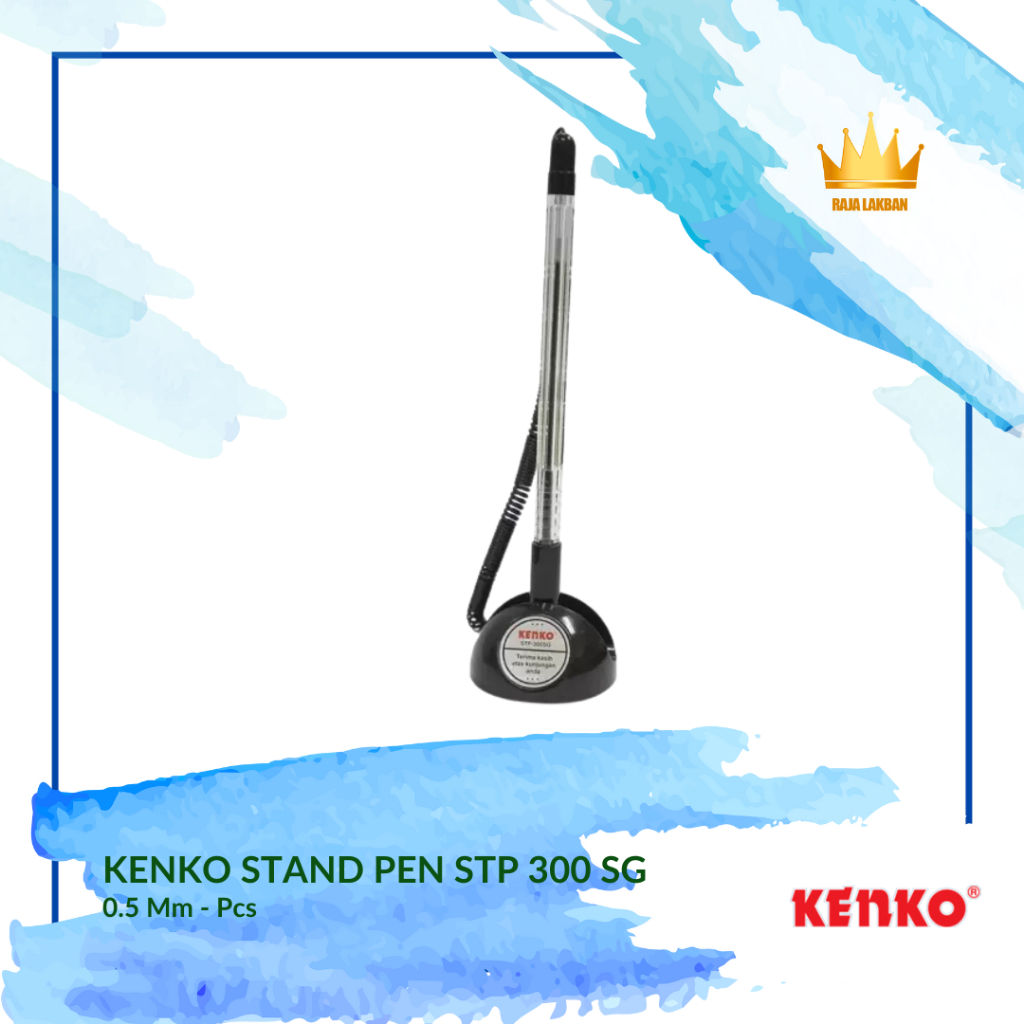 Jual Stand Pen Pulpen Meja Kenko Stand Pen STP 300 SG/ 0.5mm/ Hitam ...