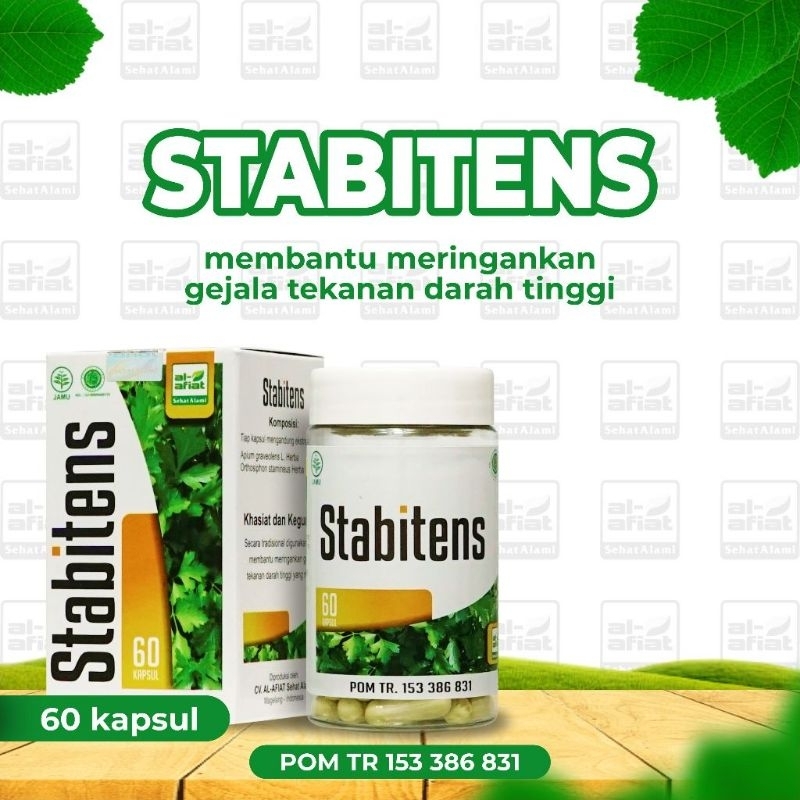 Jual Stabitens herbal BPOM obat penurun tekanan darah tinggi | Shopee ...