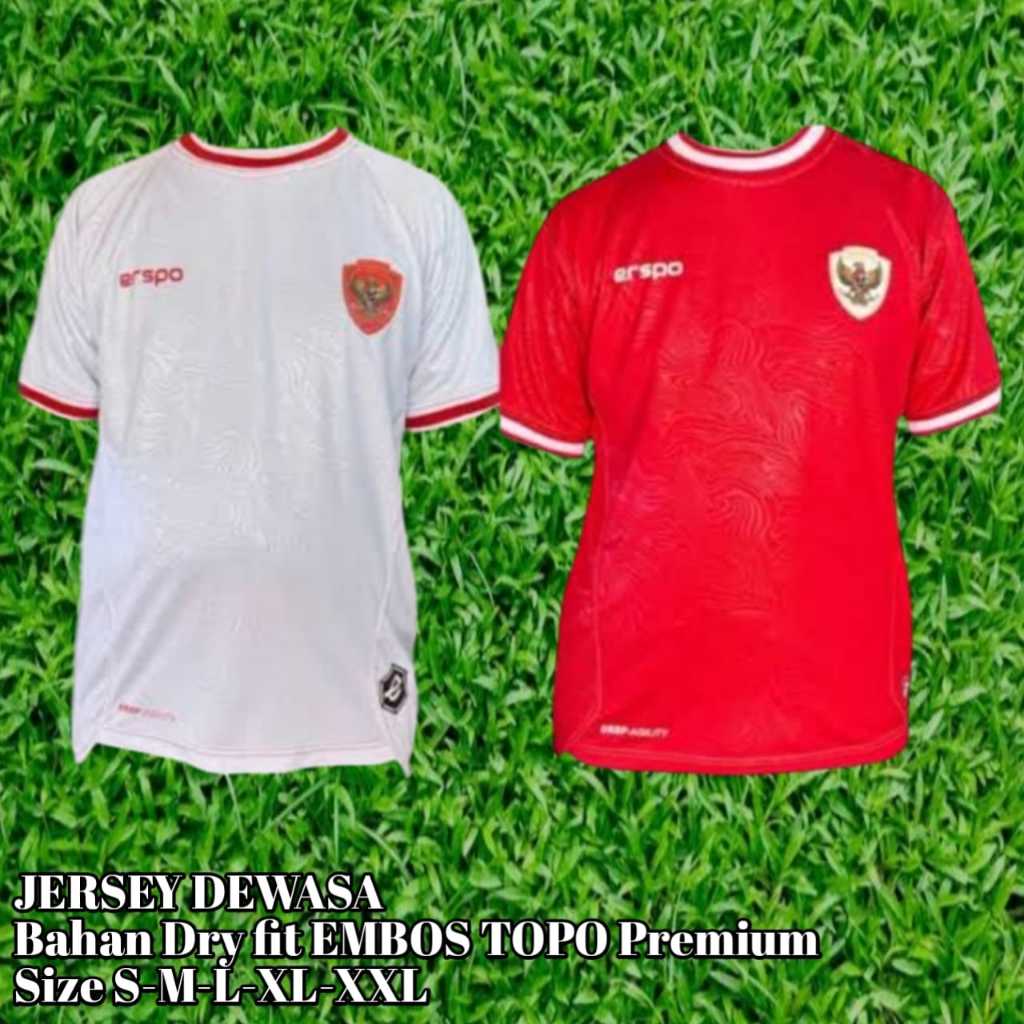 Jual JERSEY TIMNAS INDONESIA HOME AWAY 2024 TERBARU ERSPO LOGO GARUDA ...