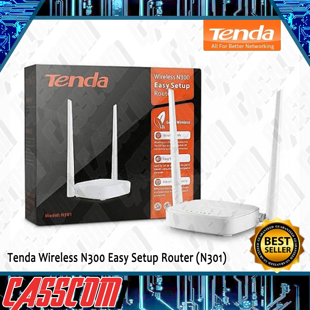 Jual Tenda Wireless N300 Easy Setup Router (N301) | Shopee Indonesia