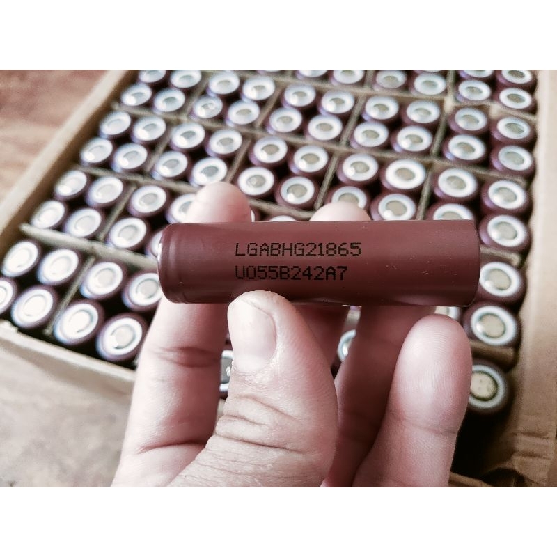 Jual LG HG2 18650.kapasitas 3000 mah ORIGINAL | Shopee Indonesia