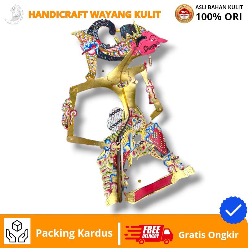 Jual WAYANG KULIT SETYAKI / SENCAKI ALUSAN EMAS GRENJENG KUALITAS I ...