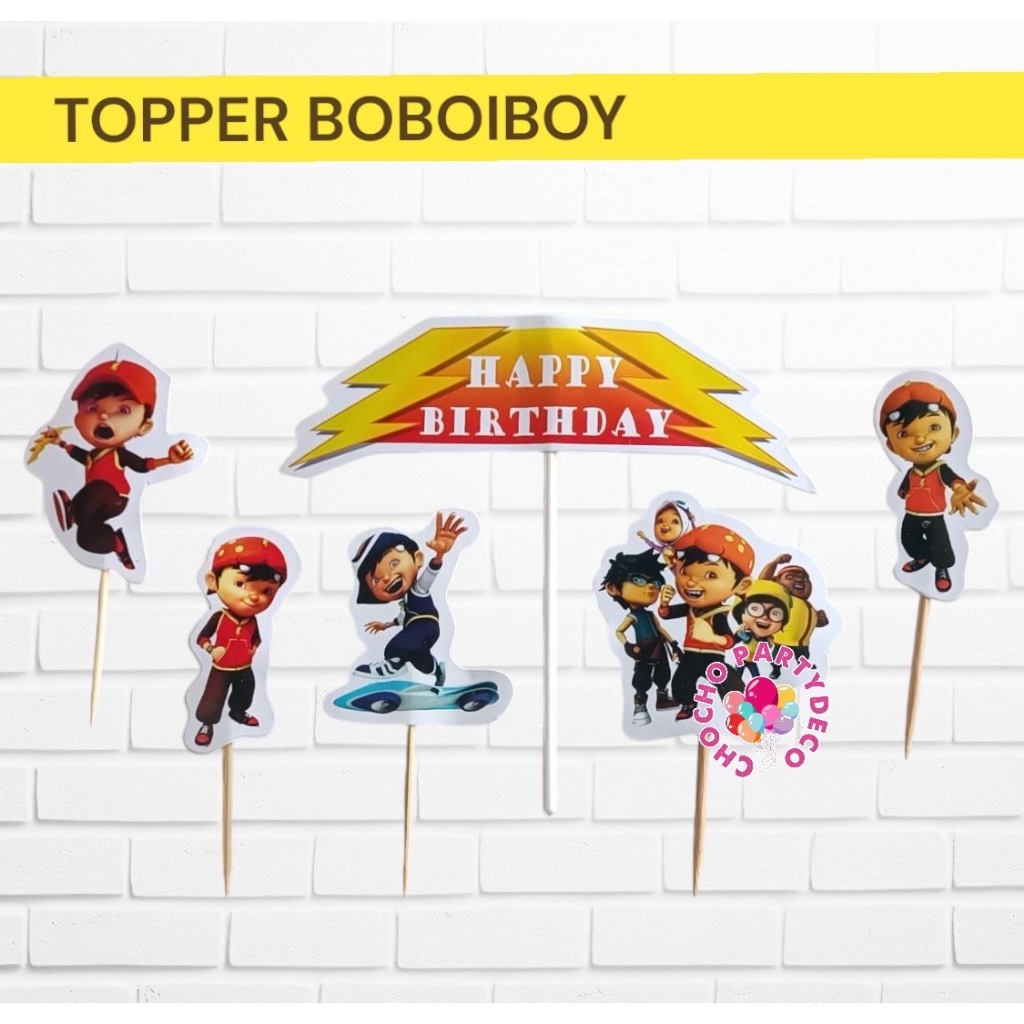 Jual Topper BOBOIBOY / Topper Kue Boboiboy | Shopee Indonesia