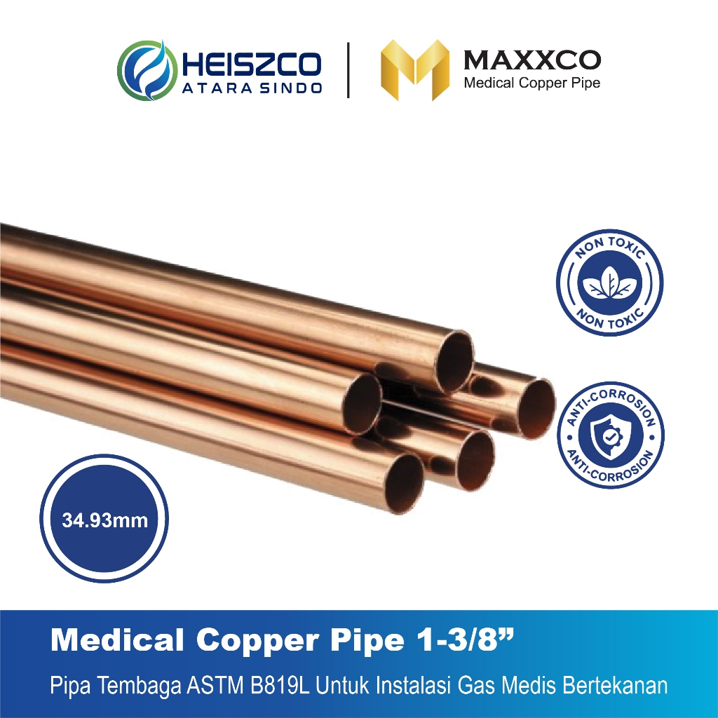 Jual Maxxco Pipa Tembaga 1 3/8 Inch | Shopee Indonesia