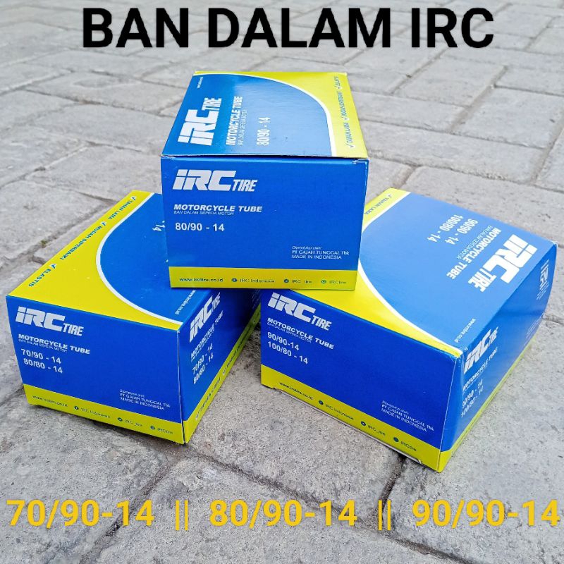 Jual BAN DALAM IRC TIRE RING 14 ( MATIC ) 70/90-14 80/90-14 90/90-14 ...